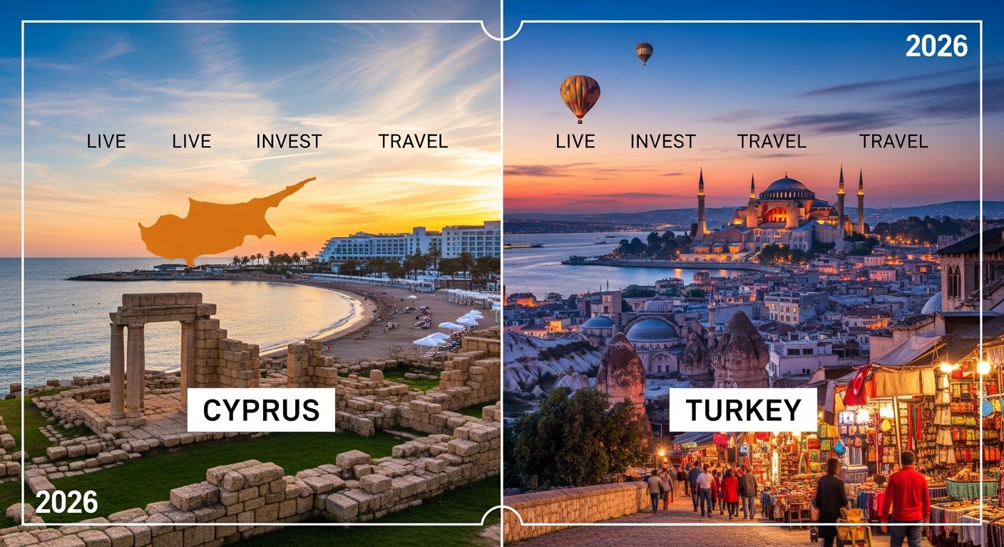 Cyprus vs Turkey: Best for Life, Travel & Investment 2026